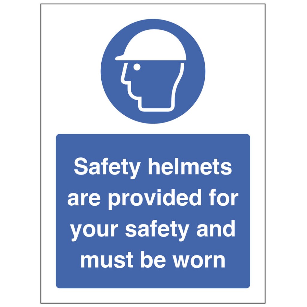 Safety Helmets are Provided for your Safety