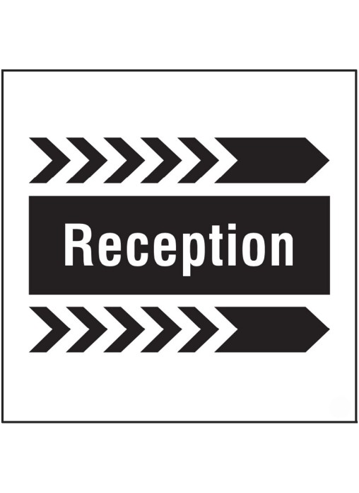 Reception - Arrow Right - Site Saver Sign