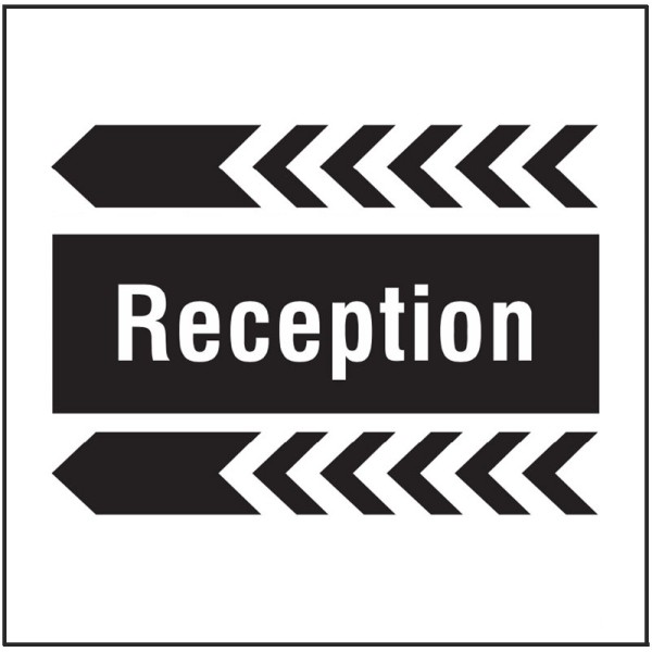 Reception - Arrow Left - Site Saver Sign