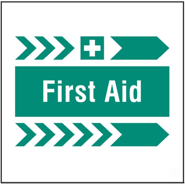 First Aid - Arrow Right - Site Saver Sign