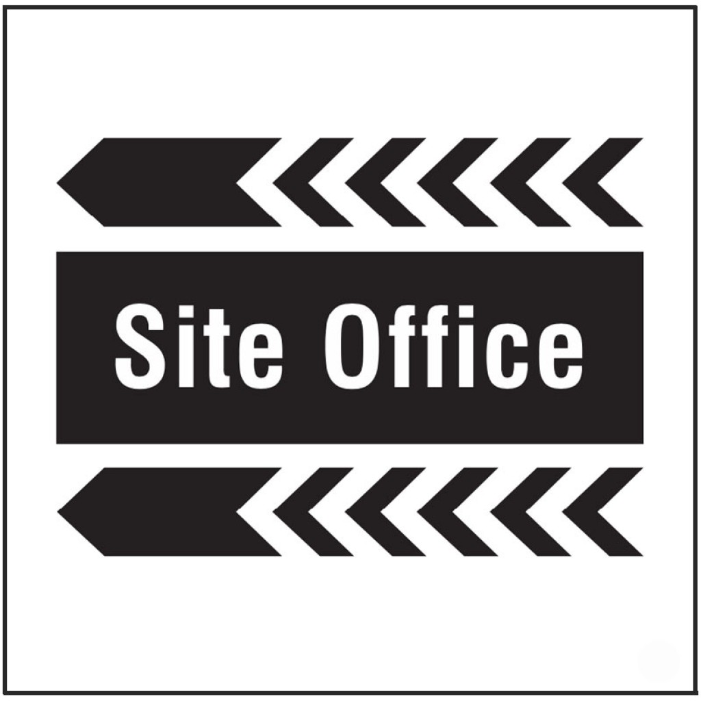 Site Office - Arrow Left - Site Saver Sign