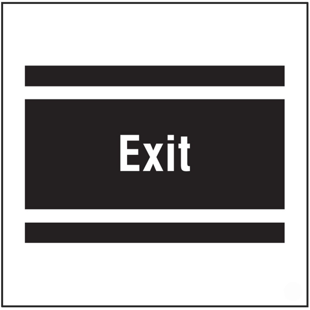 Exit - Site Saver Sign