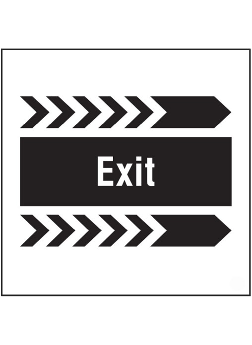 Exit - Arrow Right - Site Saver Sign