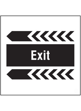 Exit - Arrow Left - Site Saver Sign