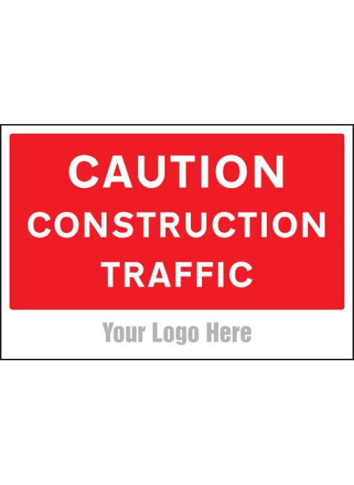 Caution - Construction Traffic - Site Saver Sign