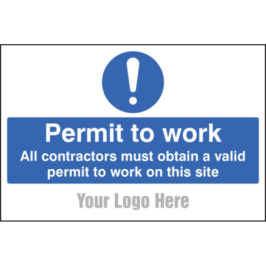 Permit to Work - Site Saver Sign