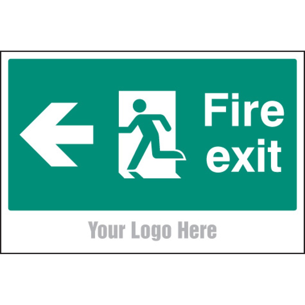Fire Exit - Arrow Left - Site Saver