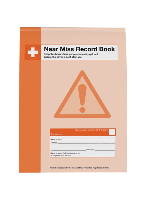 A4 Near Miss Record Book