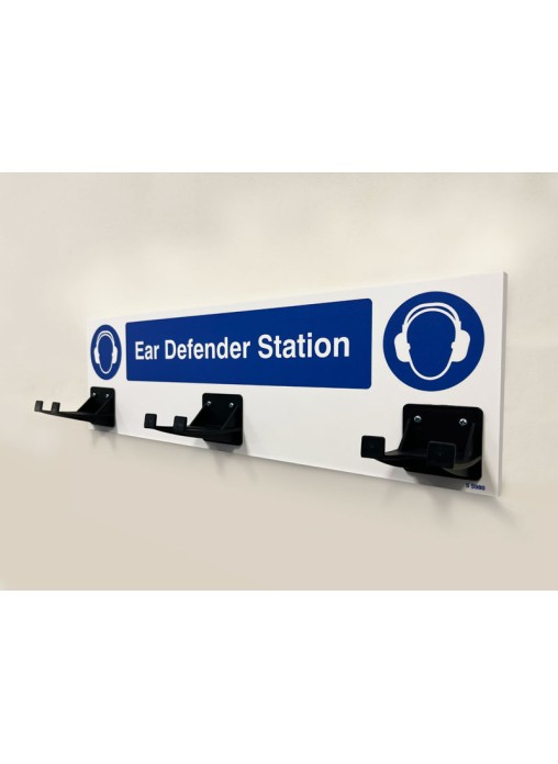 Ear Defender PPE Station - 3 Hooks