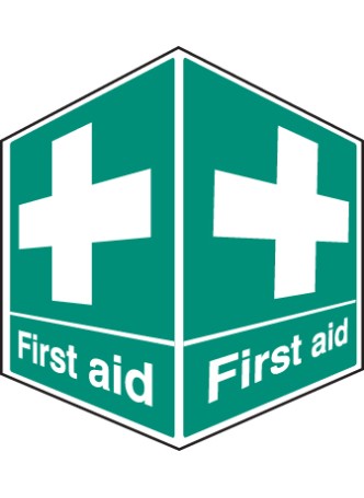First Aid - Projecting Sign