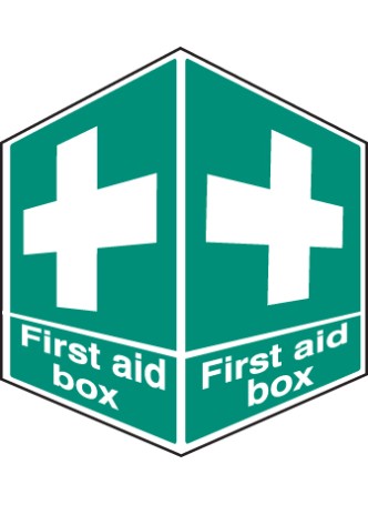 First Aid Box- Projecting Sign