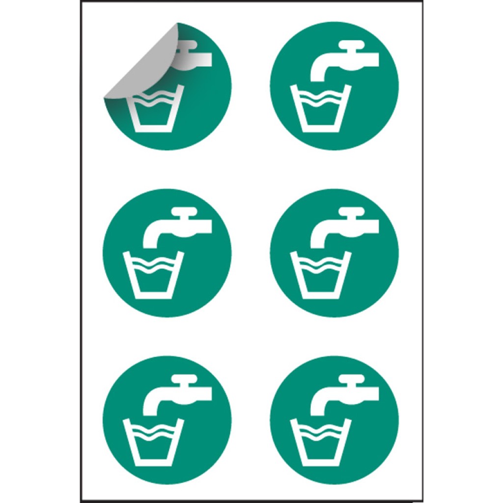 6 x Drinking Water - 65mm Diameter