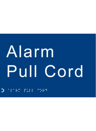 Braille - Alarm Pull Cord