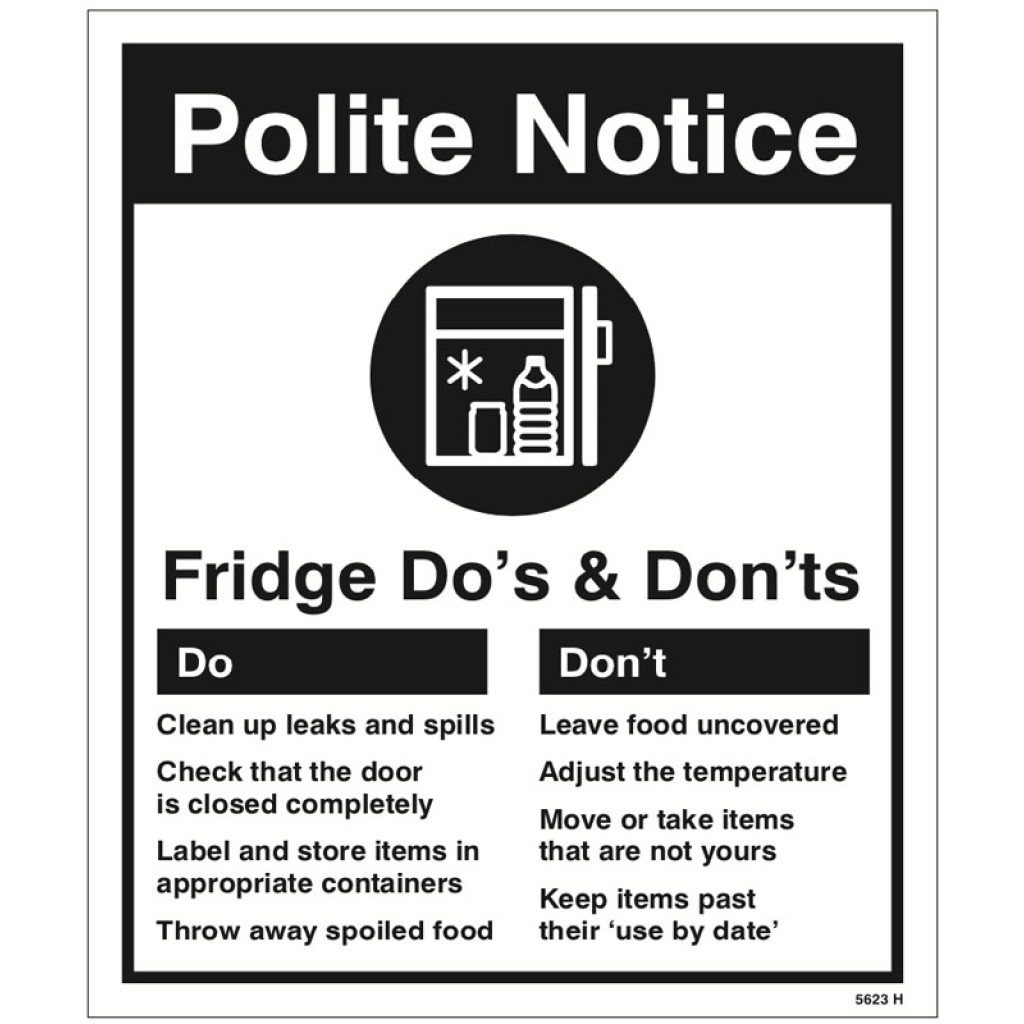 Refrigerator - Do's & Don'ts