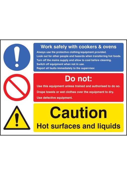 Work Safety with Cookers & Ovens