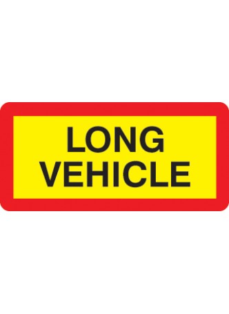 Long Vehicle Panel - Reflective Aluminium - 525 x 250mm