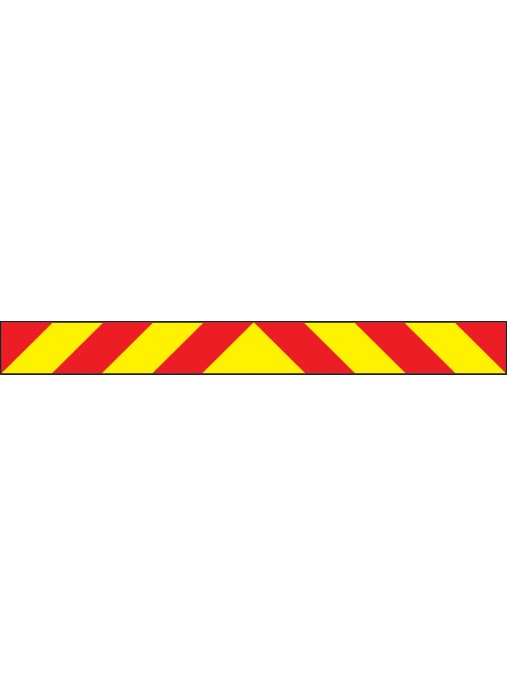 Vehicle Hazard Panel - Reflective Magnetic - 1400 x 140mm