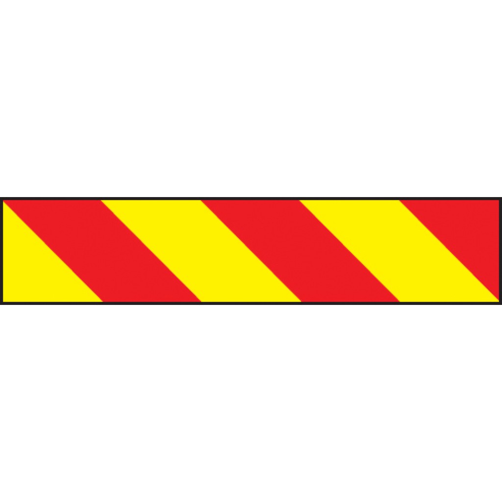 Vehicle Hazard Panel - Reflective Magnetic - 700 x 140mm