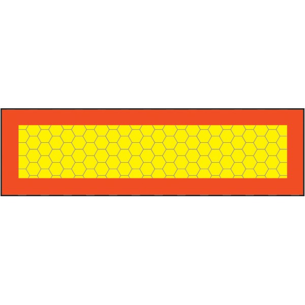 ECE70 Vehicle Marking Plate - Boxed - 600 x 200mm