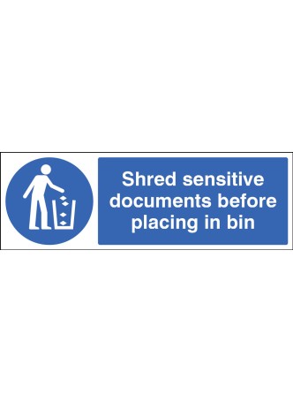 Shred Sensitive Documents