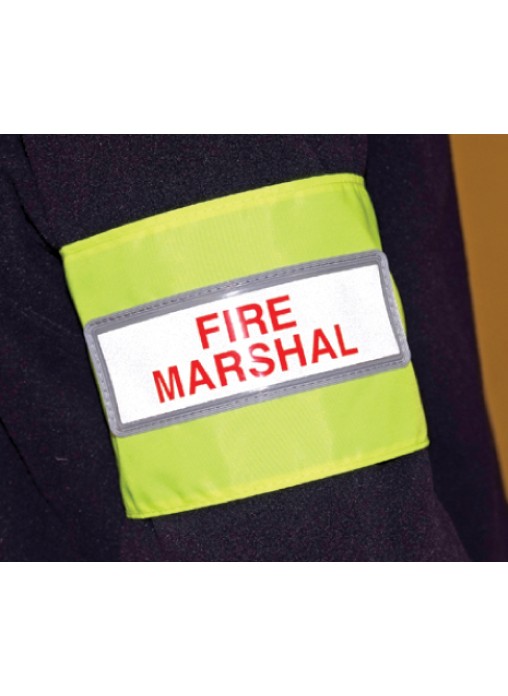Fire Marshal Reflective Armband