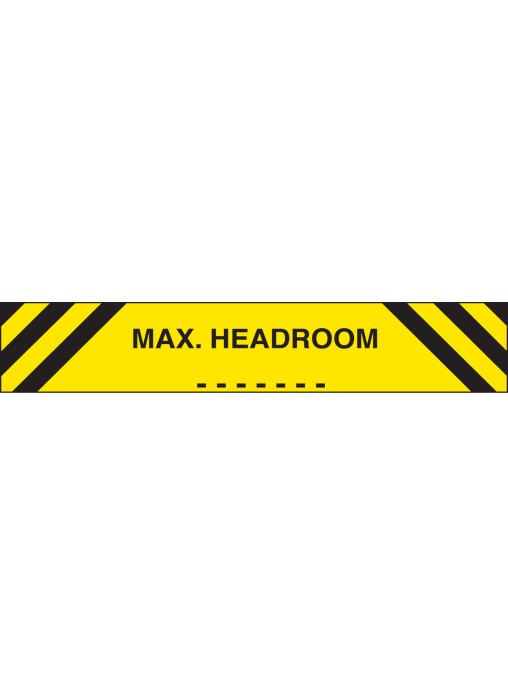 Max Headroom - Reflective Aluminium - 1200 x 150mm