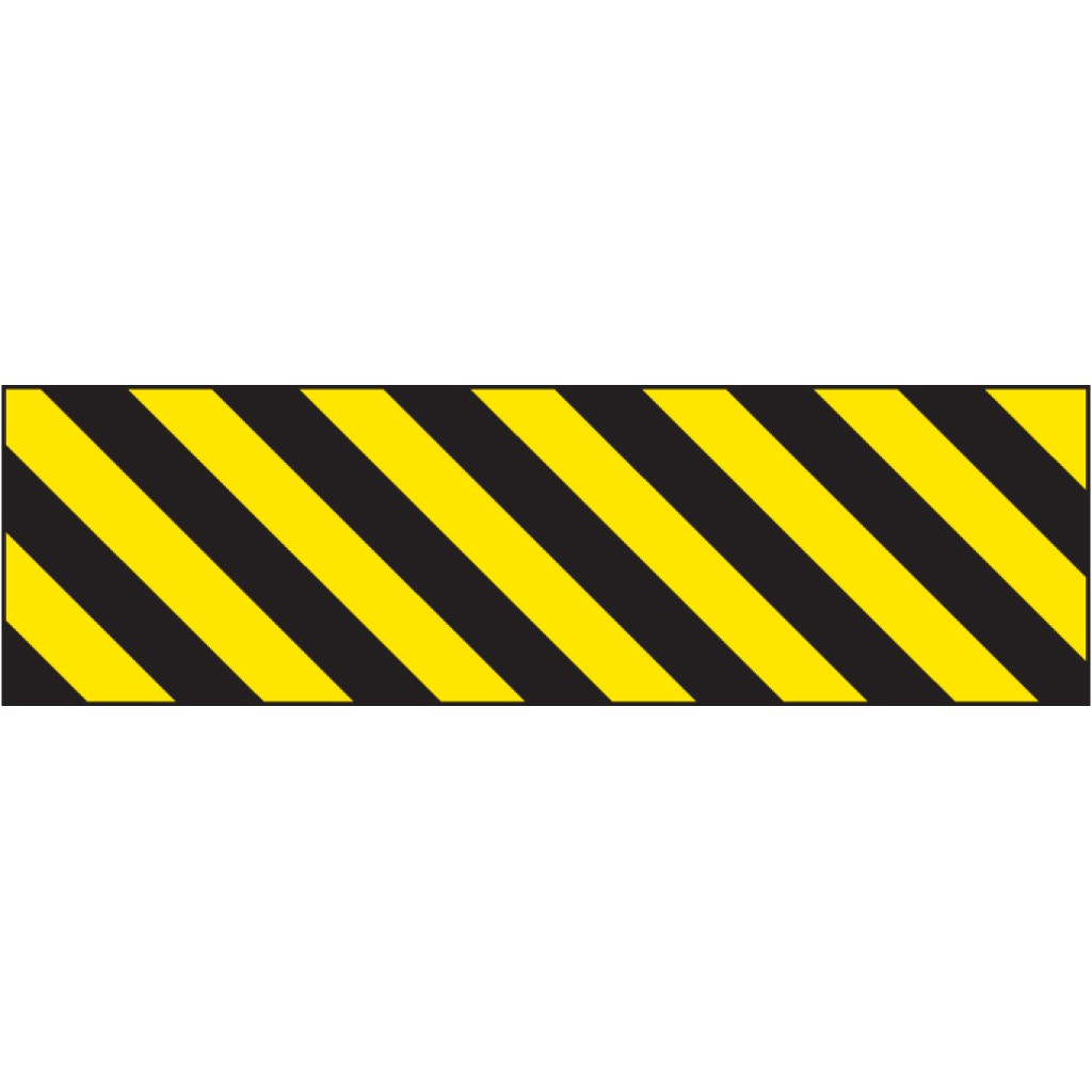 Hazard Marker (Right Hand) - Reflective Aluminium