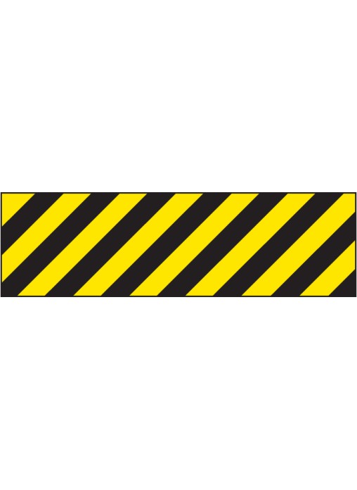 Hazard Marker (Left Hand) - Reflective Aluminium