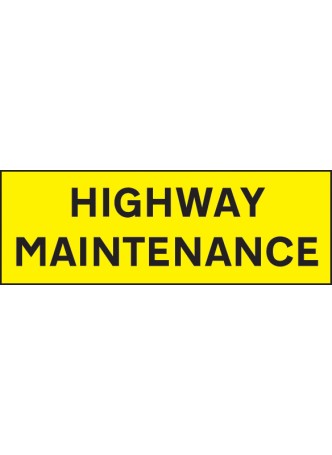 Highway Maintenance - Reflective Self Adhesive Vinyl