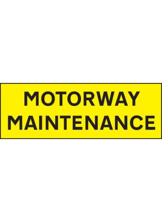 Motorway Maintenance - Reflective Self Adhesive Vinyl