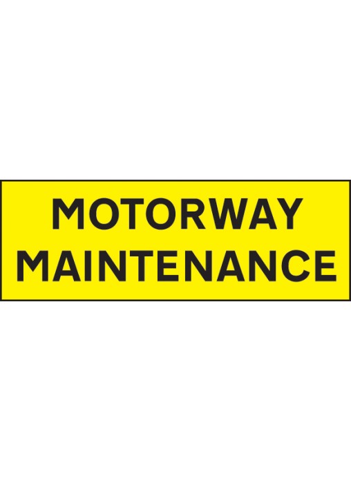 Motorway Maintenance - Reflective Magnetic