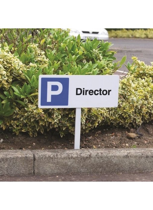 Parking Director - Verge Sign c/w 800mm Post