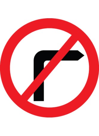 No Right Turn - Class RA1