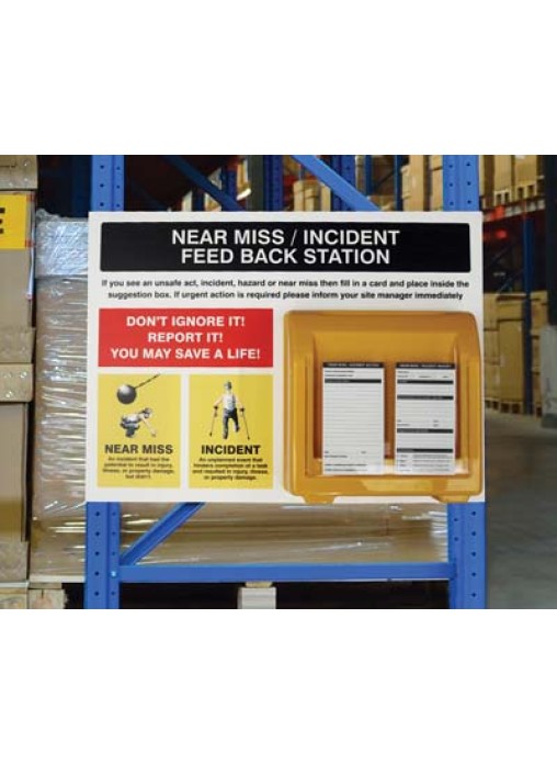 Near Miss Station with Suggestion Box