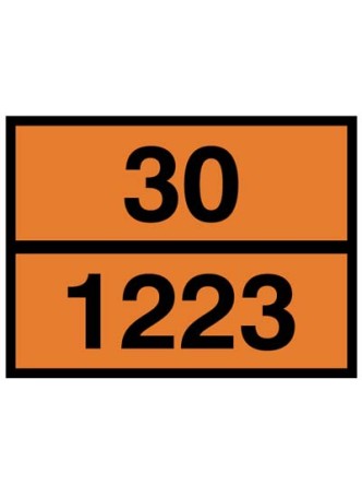 Kerosene Embossed ADR Plate