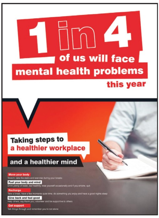 Mental Health - Poster - Taking Steps