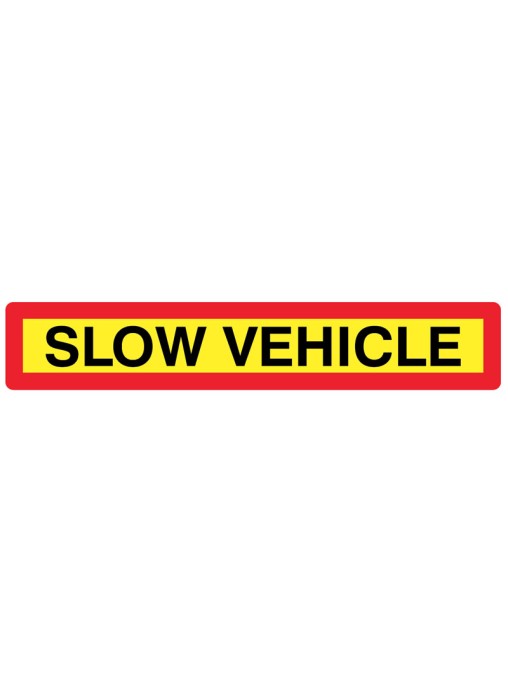 Slow Vehicle Panel - Long Length