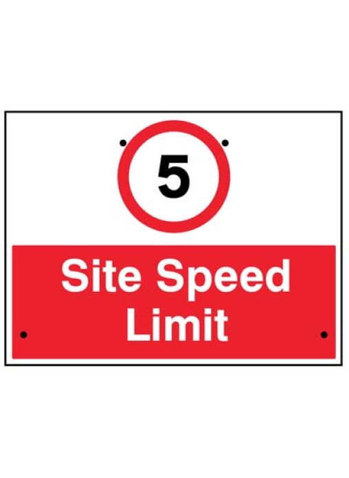Re-Flex Sign - 5mph Site Speed Limit