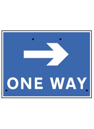 Re-Flex Sign - One Way Arrow Right