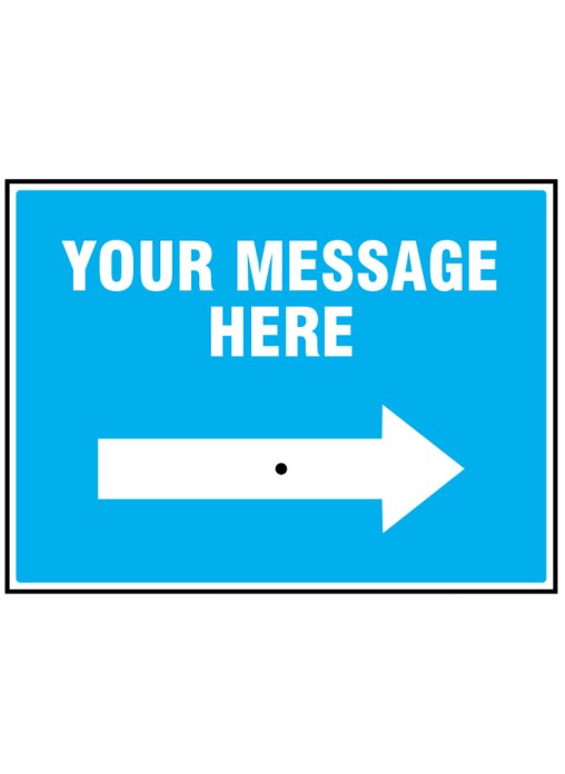 Your Message Here - Reflex with Wing Nut Reversible Arrow