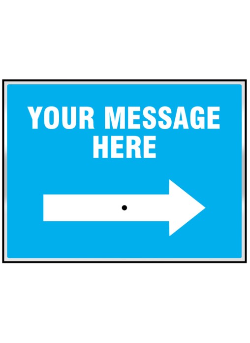 Your Message Here - Reflex with Wing Nut Reversible Arrow