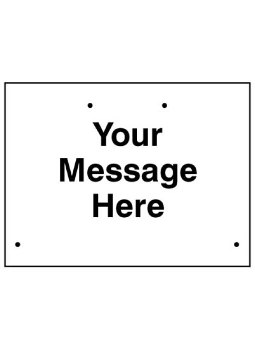 Your Message Here - Custom Re-Flex Sign