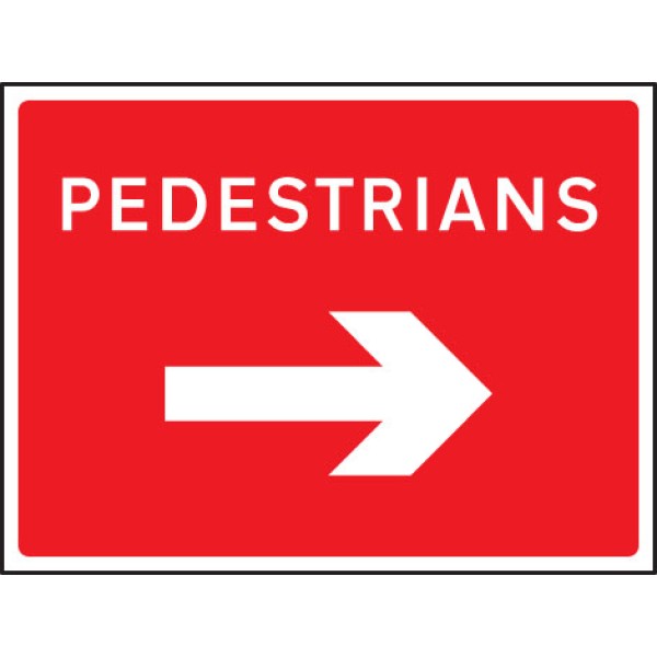 Pedestrians Arrow Right - Class RA1