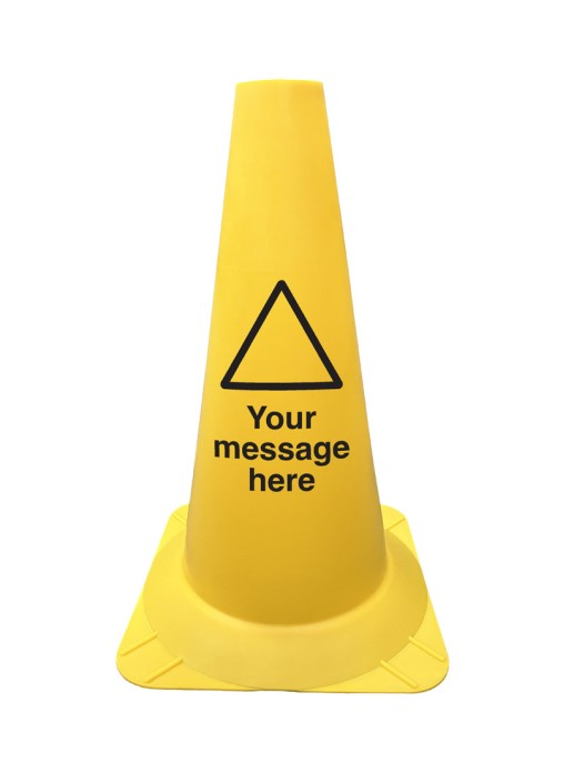 Your Message - Hazard Cone - 500mm - Round