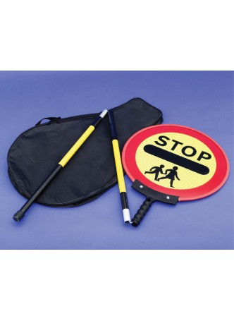 Stop Children Lollipop Sign 450mm Dia - 1500mm Pole