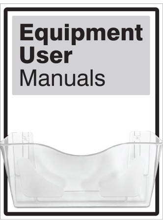 Equipment User Manuals - Document Holder