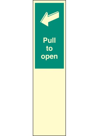 Door Plate - Pull to Open