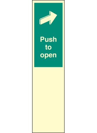 Door Plate - Push to Open