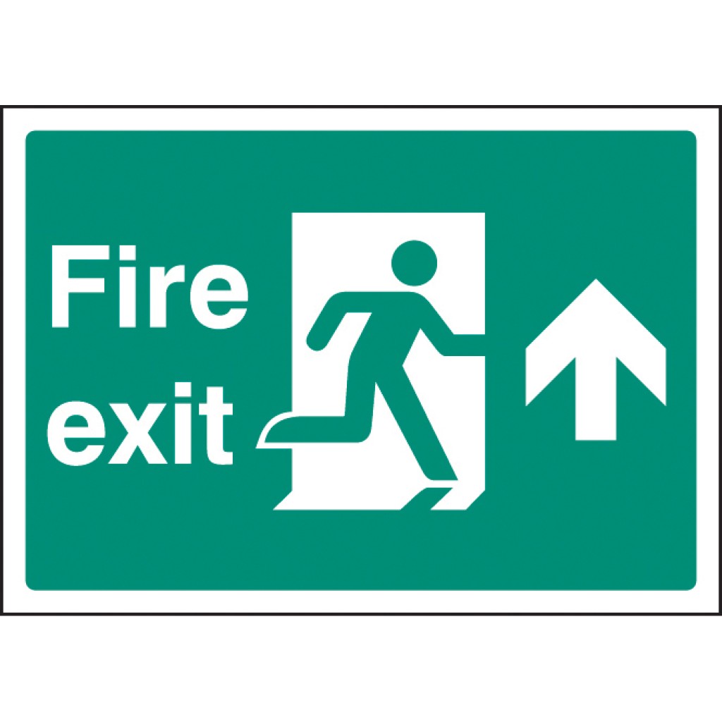 A4 Fire Exit Up