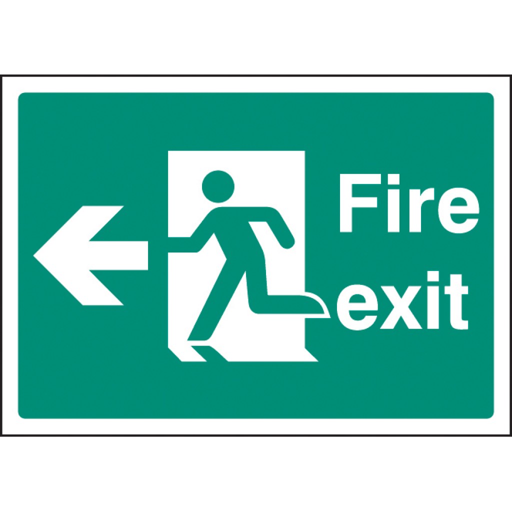 A4 Fire Exit Left